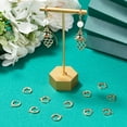 14Pcs Brass Hoop Earrings with Loops Real 18K Gold Plated 20 Gauge ...