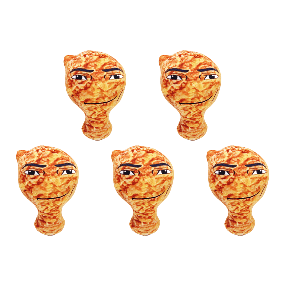 Eye Joe Peluche de algodón con dibujos animados de pollo muslo Meme ...