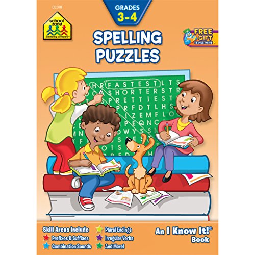 Pre-Owned Spelling Puzzles: Grade 3-4 (An I Know It! Books) Paperback ...