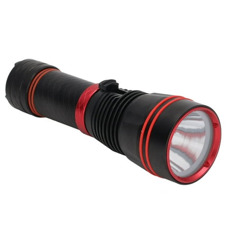 Water Flashlight, Aluminium Alloy Battery Powered LED 1200 Luminous ...