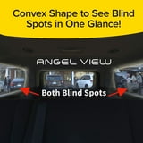 Angel View Wide-Angle Rearview Mirror 160° Blind Spot Reduction Fits ...