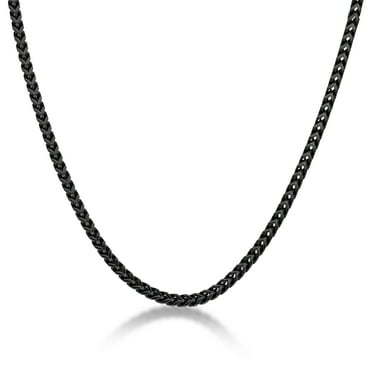 Metro Jewelry Thick Two Tone Foxtail Chain Necklace for Men in ...