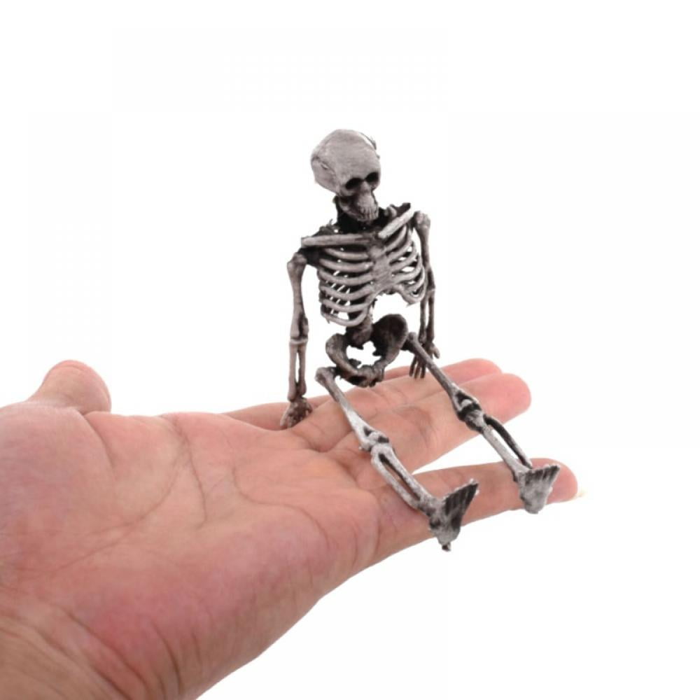 Balems Funny Movable Skeleton Human Model Skull Full Body Mini Figure ...