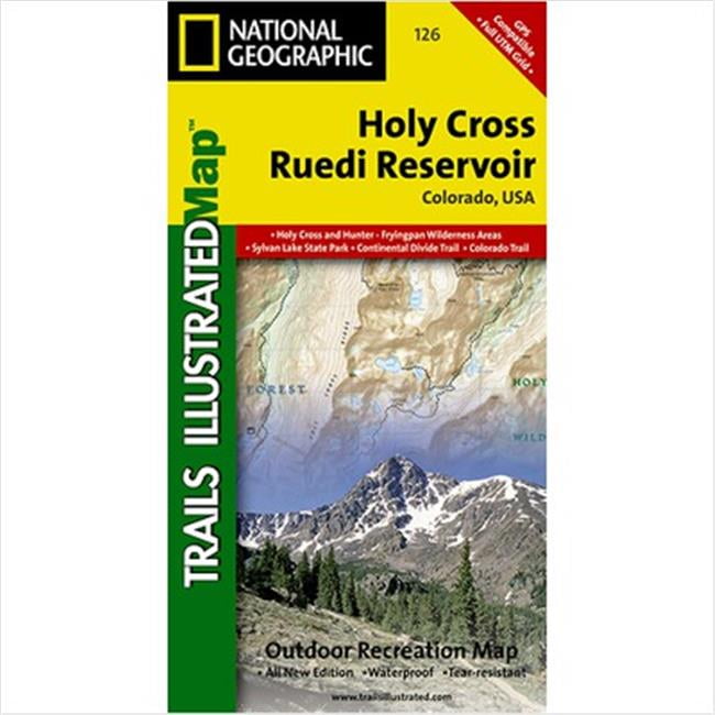 National Geographic Maps TI00000126 Holy Cross - Reudi Reservoir Map ...