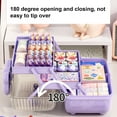 LWVITH 2025 New Cute Girls Hair Accessories Storage Bin Organizer Box ...