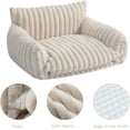 Cat Bed Fluffy Plush Multifunctional Double-Layer Machine Washable Soft ...