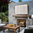 Abstract Brown Outdoor TV Cover 52 to 55 inch Tree Branch Pattern ...
