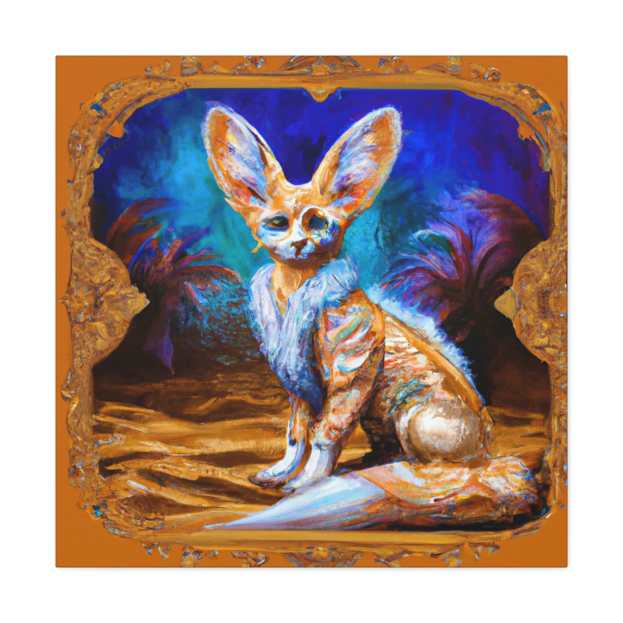Fennec Fox in Baroque - Canvas - Walmart.com