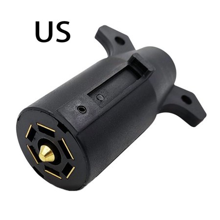 MAIF American Standard 7-pin 12V Trailer Car Plug Socket Adapter US ...