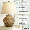 360 Lighting Buckhead Modern Accent Table Lamp 22" High Warm Bronze ...