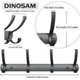 Dinosam Wall Mounted Coat Rack, Heavy Duty Metal Hooks for Coats, Hats ...