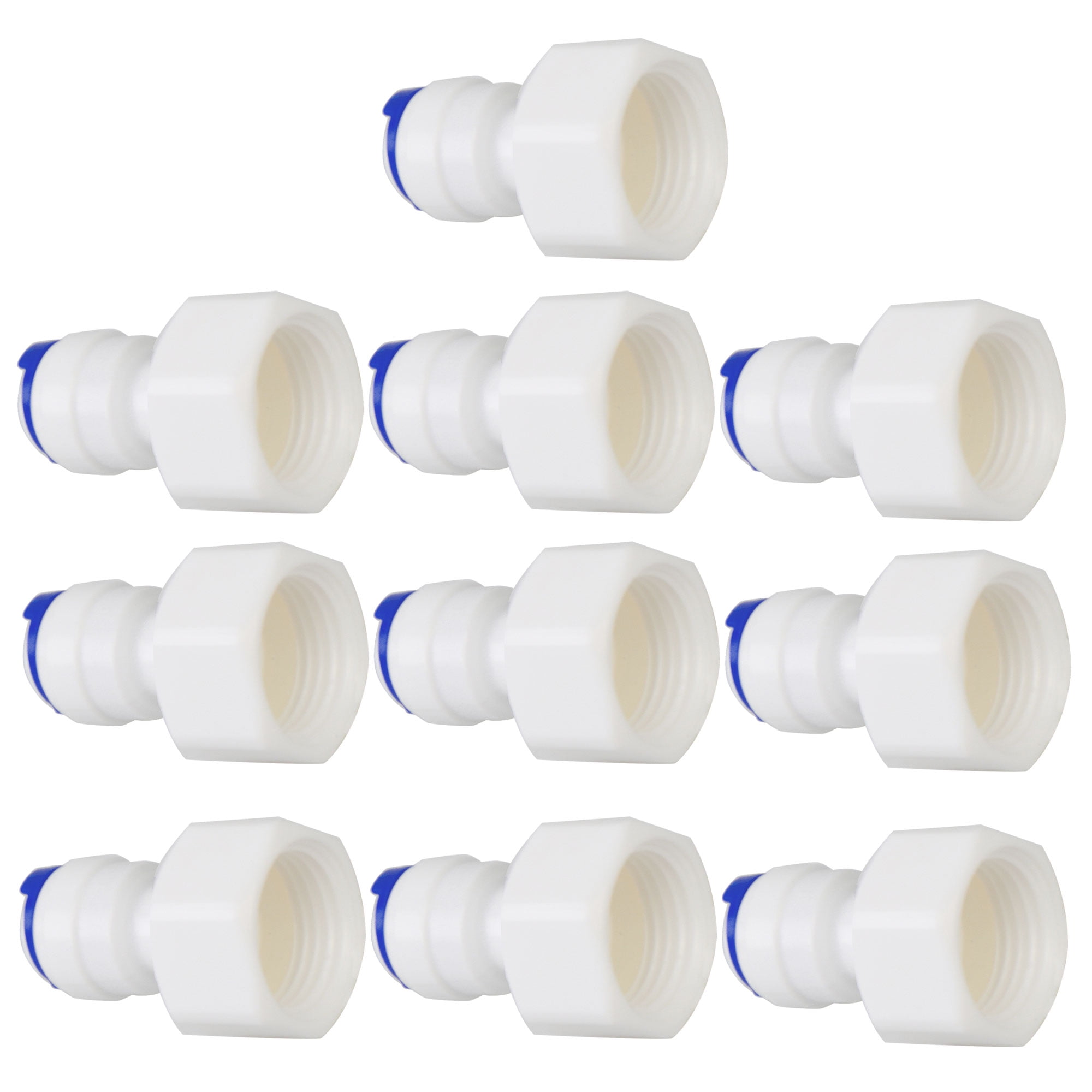 Click here for Unique Bargains 10pcs 1/2 Inch Bsp Female To 3/8 I... prices