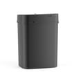Nine Stars 3.2 Gallon Trash Can, Plastic Touchless Bathroom Trash Can, Black - Walmart.com