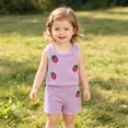 enyan Toddler Girl Clothes Baby Summer Outfits Sleeveless Top Ruffle ...