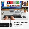 Satechi Wired Keyboard and Mouse Combo, Slim CLX3 with USB-C Plug-and ...