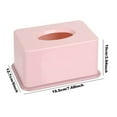 BJUTIR Storage Organizer Rectangle Tissue Box Cover Holder Tissue Box ...
