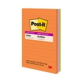 Post-it Super Sticky Lined Notes, Energy Boost Collection, 4 in. x 6 in ...