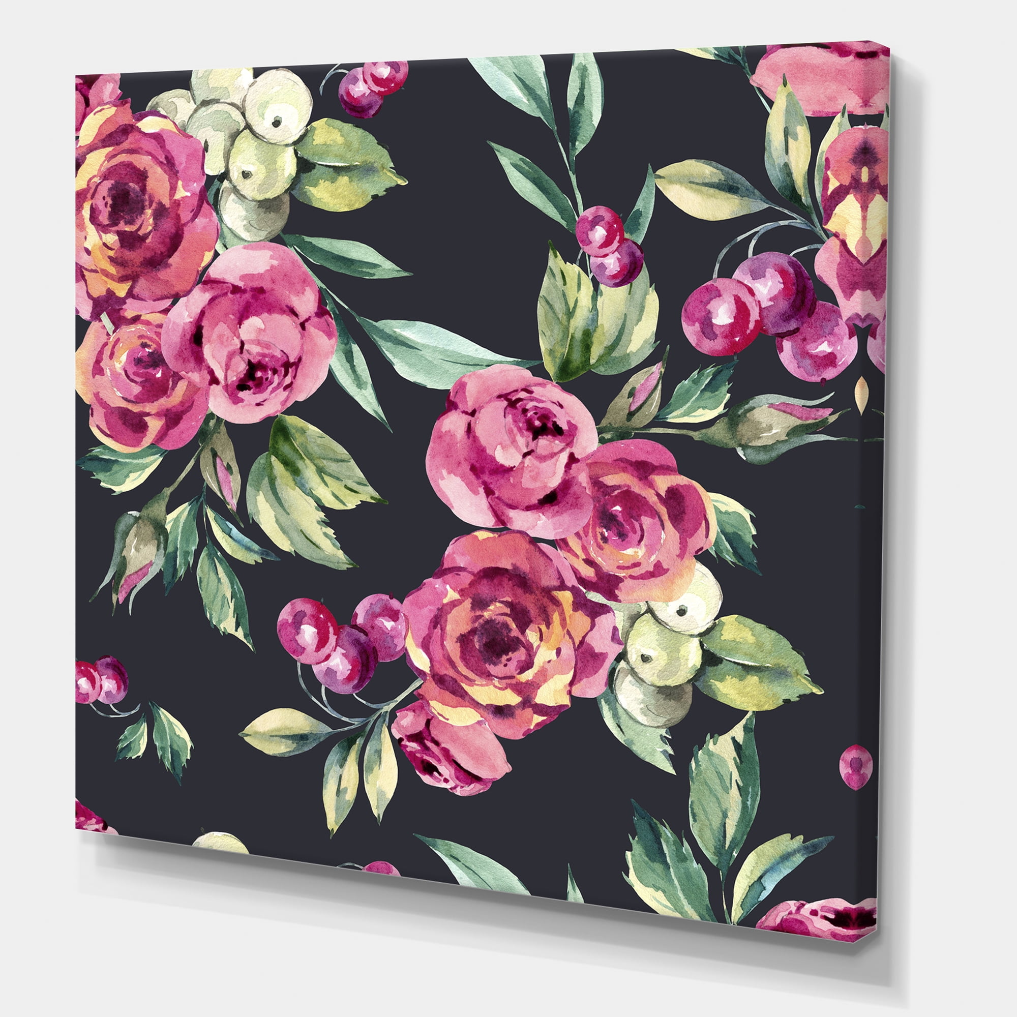 Vintage Rose Print Backgrounds