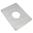 Router Table Insert Plate Aluminium Alloy 88 95mm Hole Pitch 4 Holes ...