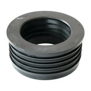 Fernco Schedule 40 3 in. Compression x 2 in. Dia. Compression PVC Donut ...