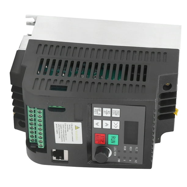 Frequency Inverter, VFD Variable Frequency Drive 2.2KW 380V 5A 3 Phase Motor Speed Controller ...