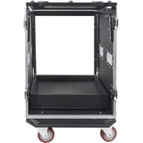 Sound Town 14U PA DJ Pro Audio Rack/Road ATA Case with 2U Drawer, 11U ...