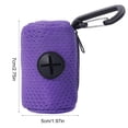 Dog Poop Bag Dispenser Hangable MeshFabric Pet Poop Bag Holder ...