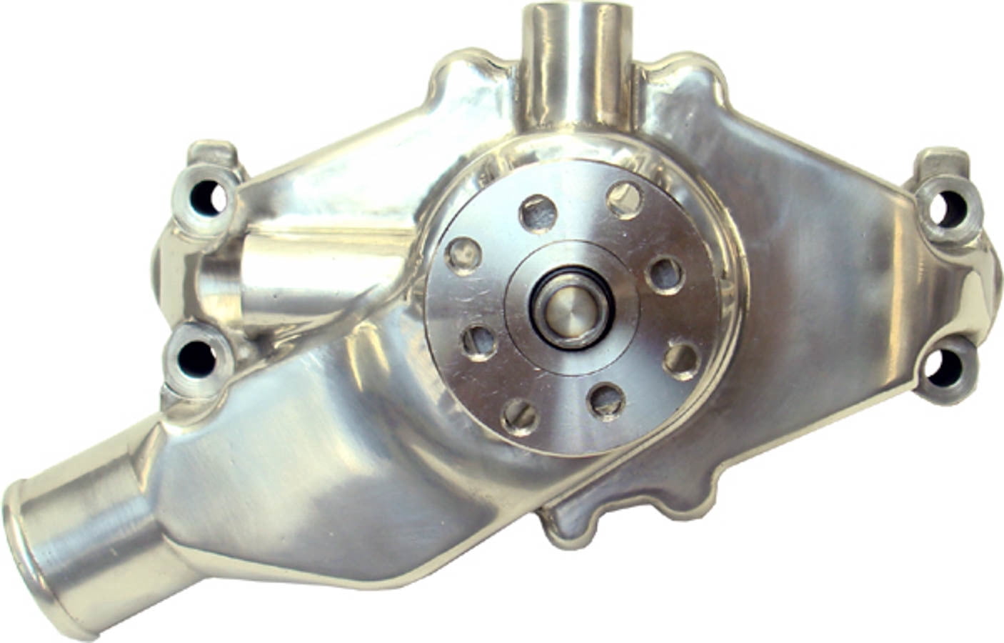 SBC Aluminum Water Pump Short Polished - Walmart.com