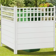 Trash Enclosure Outdoor Privacy Screens and Panels 48”W x 48”H Vinyl ...