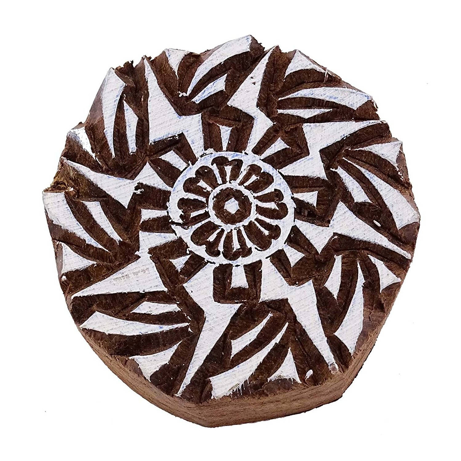 Traditional Wooden BlockStamp Floral Design Textile Fabric Printing ...