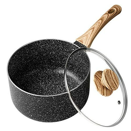 MIcHELANgELO 2 Quart Saucepan with Lid,Nonstick Sauce Pan with Lid ...
