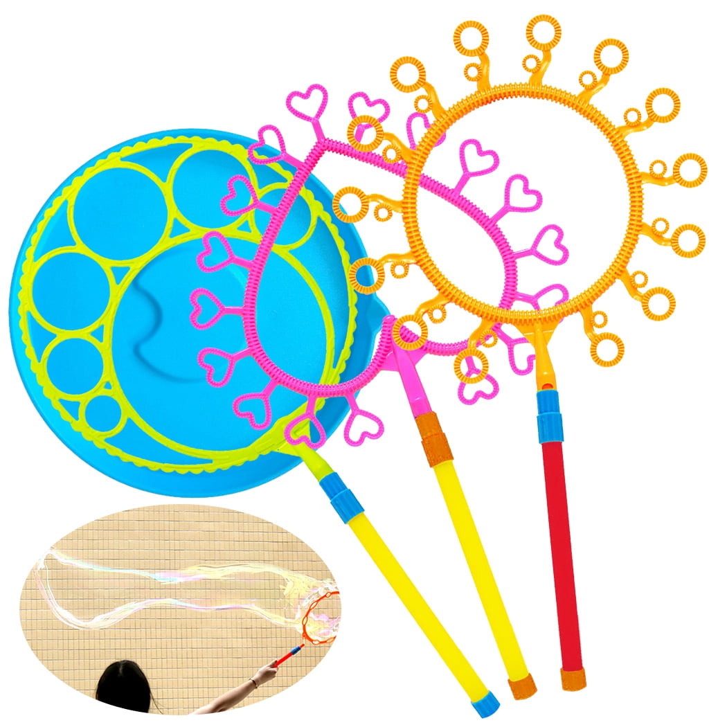 4PCS Bubble Wand Set Creative Fashion Bubble Maker Bubble Sticks for ...