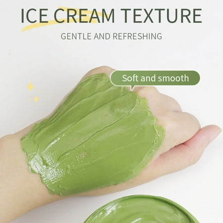 Green Tea Muscle Face Cover Mud Deep Cleansing Reducing Muscle Face ...