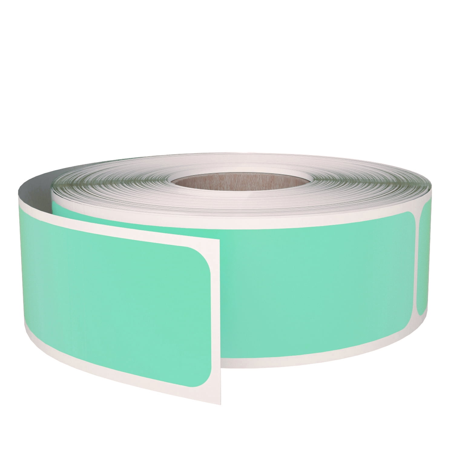 Royal Green Writable Sticker Labels 3X1 inch (75mm x 25mm) Pastel Green ...