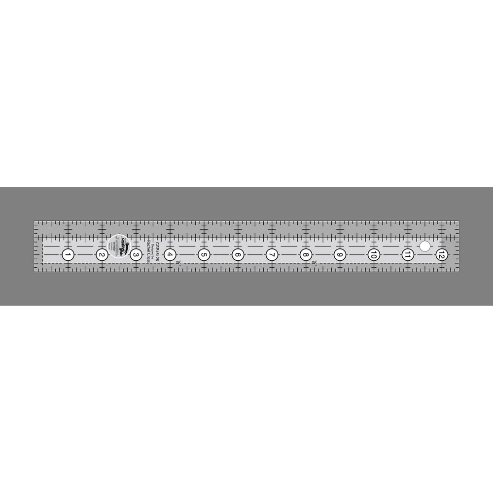 Creative Grids 1 1/2" x 12 1/2" Rectangle Ruler - Walmart.com - Walmart.com