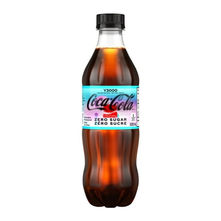 Coca-Cola Zero Sugar Y3000 Bottle, 500 mL, 500ML - Walmart.ca