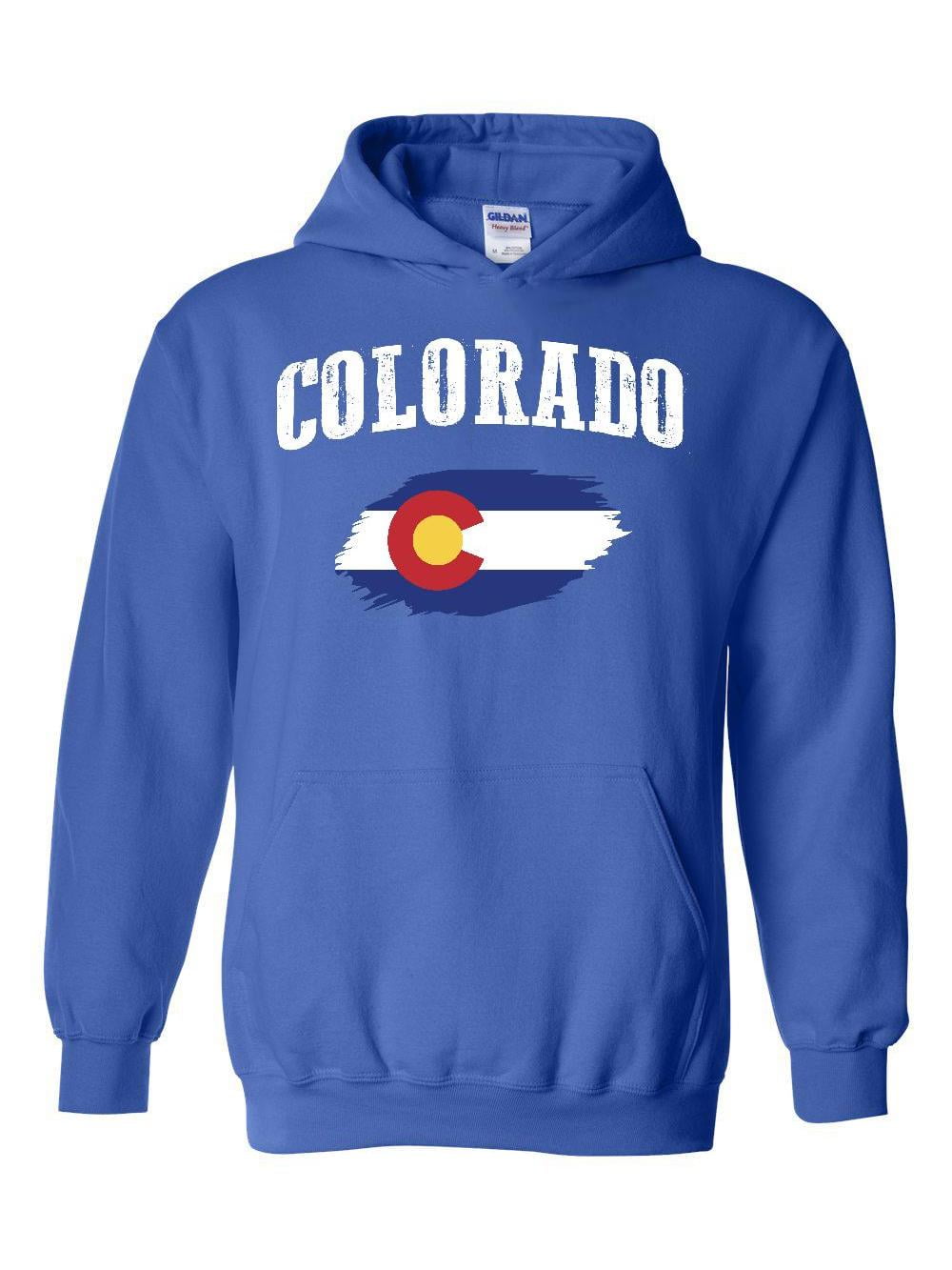 Mens Sweatshirts and Hoodies - Colorado Flag - Walmart.com