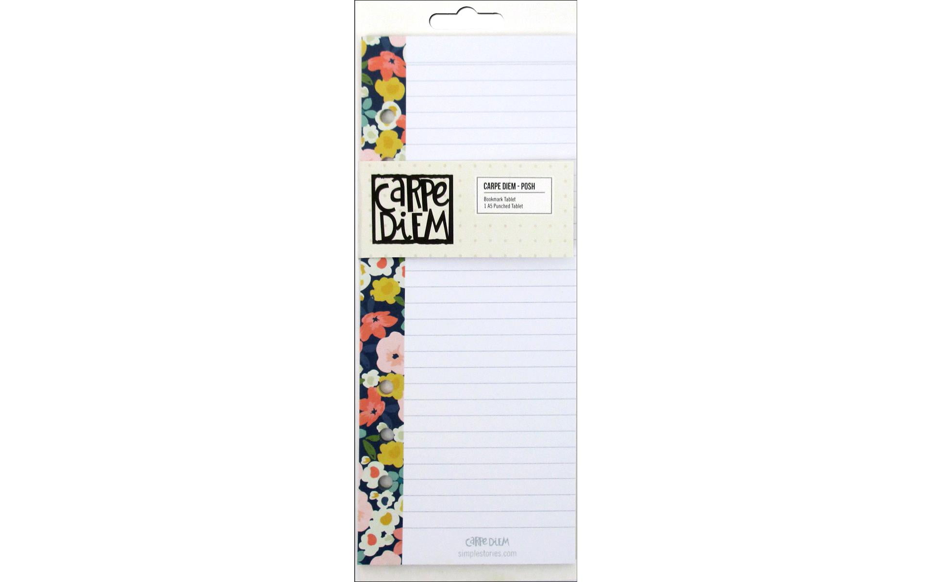Simple Stories Carpe Diem Posh Bookmarks Tablet - Walmart.com