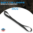 Mega Cargo Control USA 1" x 18" Soft Loop Tie Down Strap - (8 Pack) WLL ...