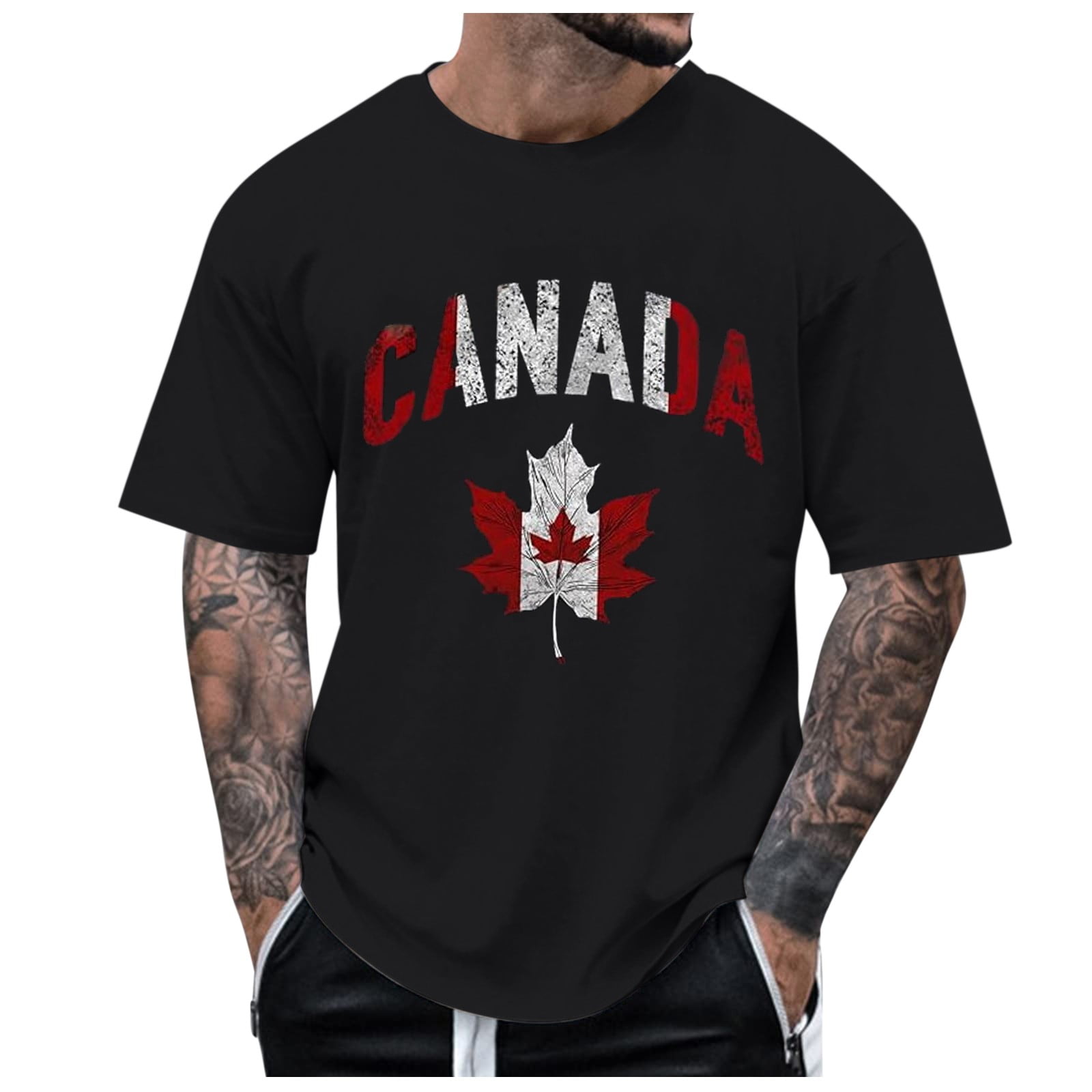 Click here for Ramiter Canada Tshirts For Men Mens Canada Day T-S... prices
