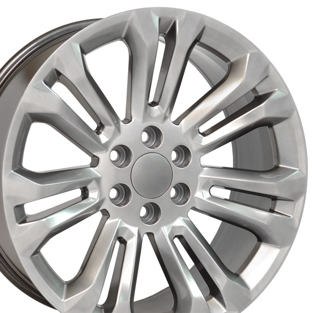 22" Replica Wheel CV43 Fits Silverado Rim 22x9 Hyper Wheel - Walmart.com