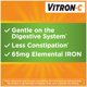 Vitron-C Iron Supplement, Once Daily, High Potency Iron Plus Vitamin C ...