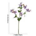 Artificial Pear Blossoms Stems, Faux Flower Branches for Vase Filler ...