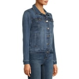 Time and Tru Women's Denim Jacket - Versatile Wardrobe Staple - Walmart.com