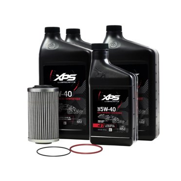 BRP 779257 Can-Am 4T 0W-40 Full Synthetic XPS Oil Change Kit OEM Ski ...