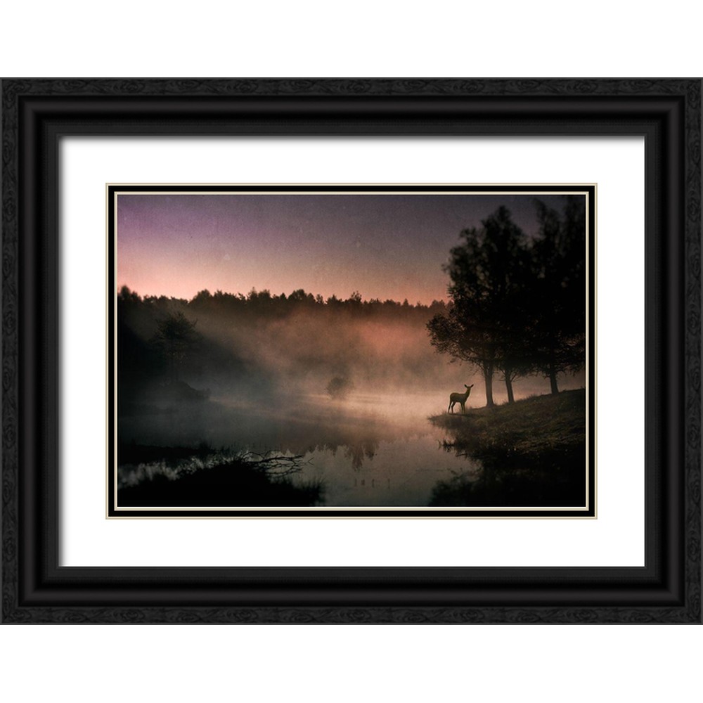 Schuurmans, Wim 24x17 Black Ornate Wood Framed with Double Matting ...