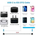 1FT USB C to IOS Remote Controller Cable for DJI Mini 4 Pro, DJI Mavic ...