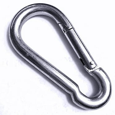 Jumbo 8" Carabiner Hook Max Force Extra Large Spring Snap Hook Cushion ...