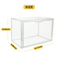 Walmart Clear Stackable Storage Bins with Lid, Dustproof Display Cases ...