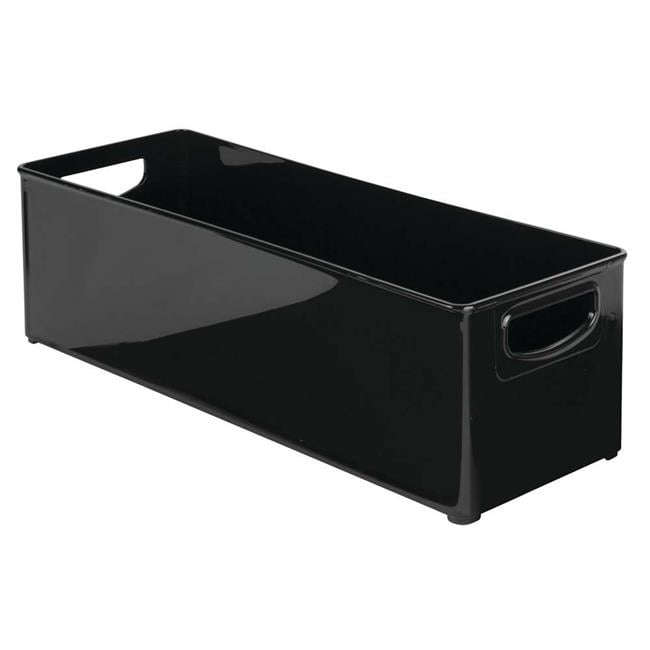 InterDesign 64757 16 x 6 x 5 in. Video Game & DVD Organizer Bin - Black ...